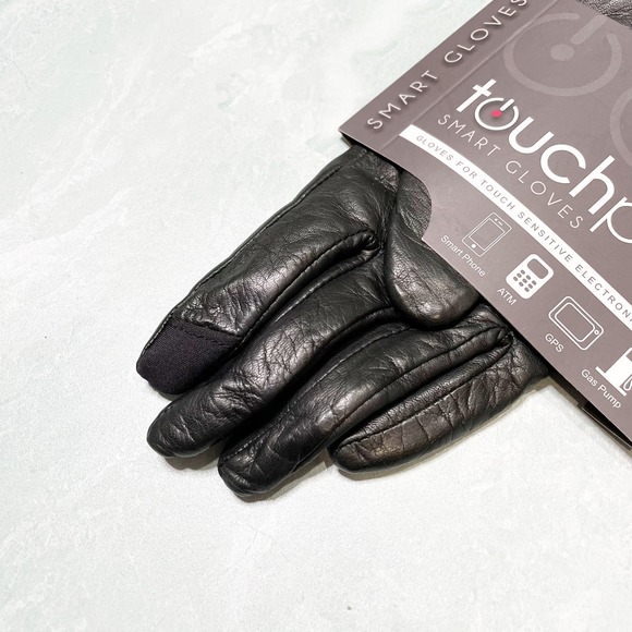 Fownes Brothers | Accessories | Fownes Bros Black Genuine Leather ...